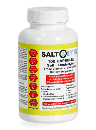 Elektrolityczne kapsułki Saltolyte - 100 szt - Bezsmakowe | Sklep rowerowy online | Sporti.pl